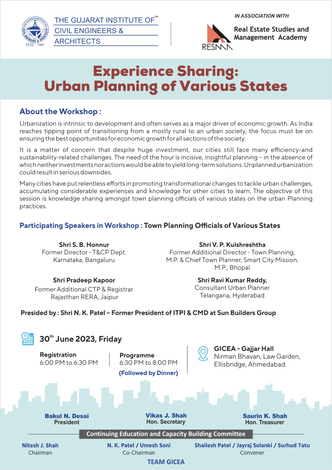 G I C E A | The Gujarat Institute of Civil Engineers and Architects